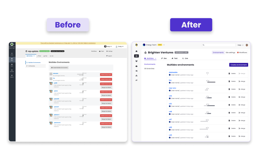 Modernizing Pantheon's Site Dashboard | Pantheon.io